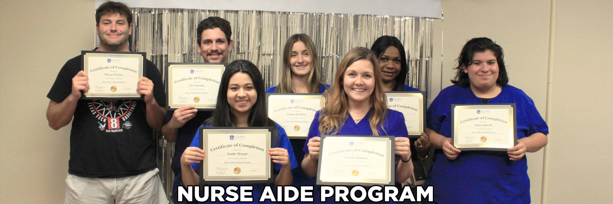 Accelerated Nurse Aide Course at Solaris Institute